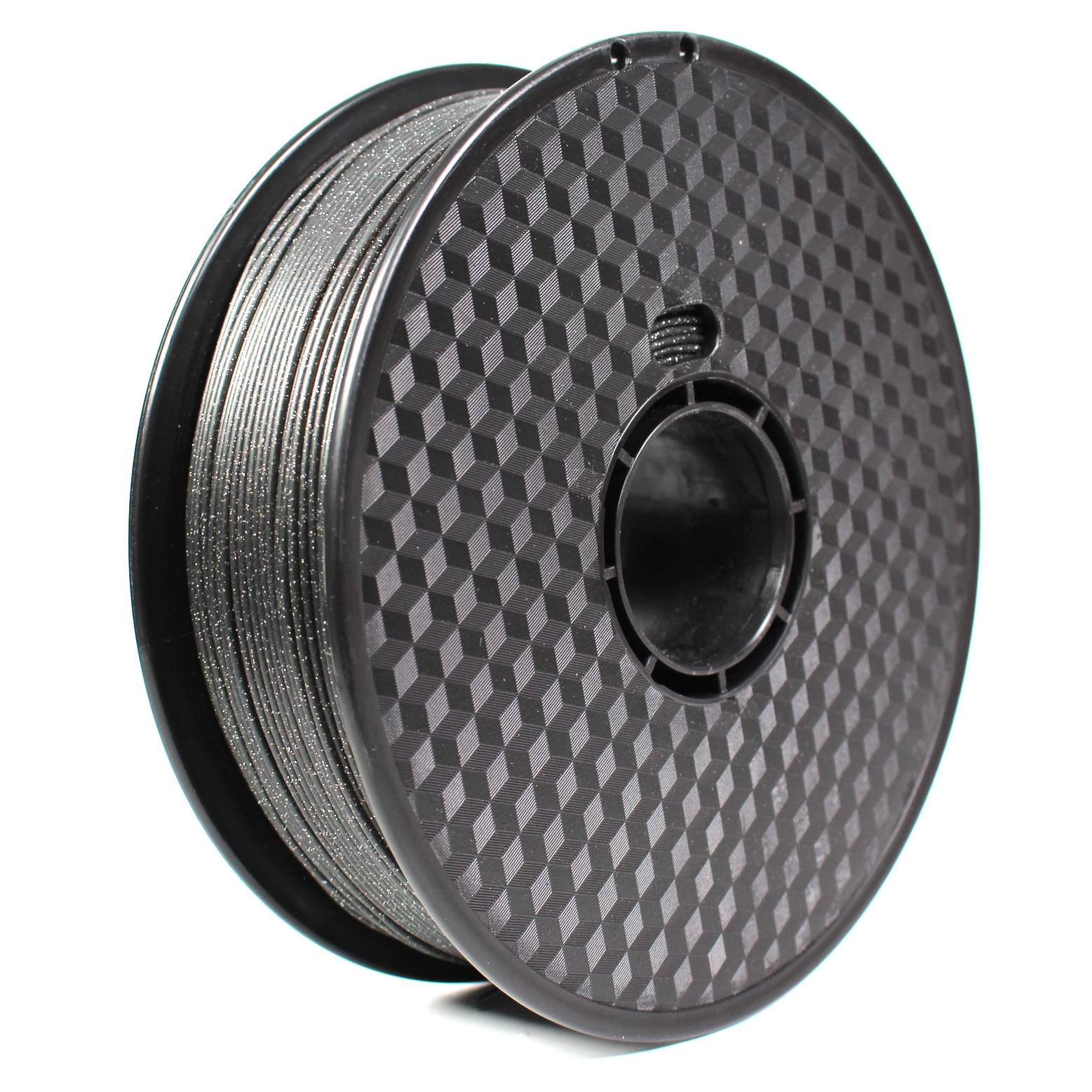 Black Galaxy - White Glitter PLA 1KG - Punchy Creations