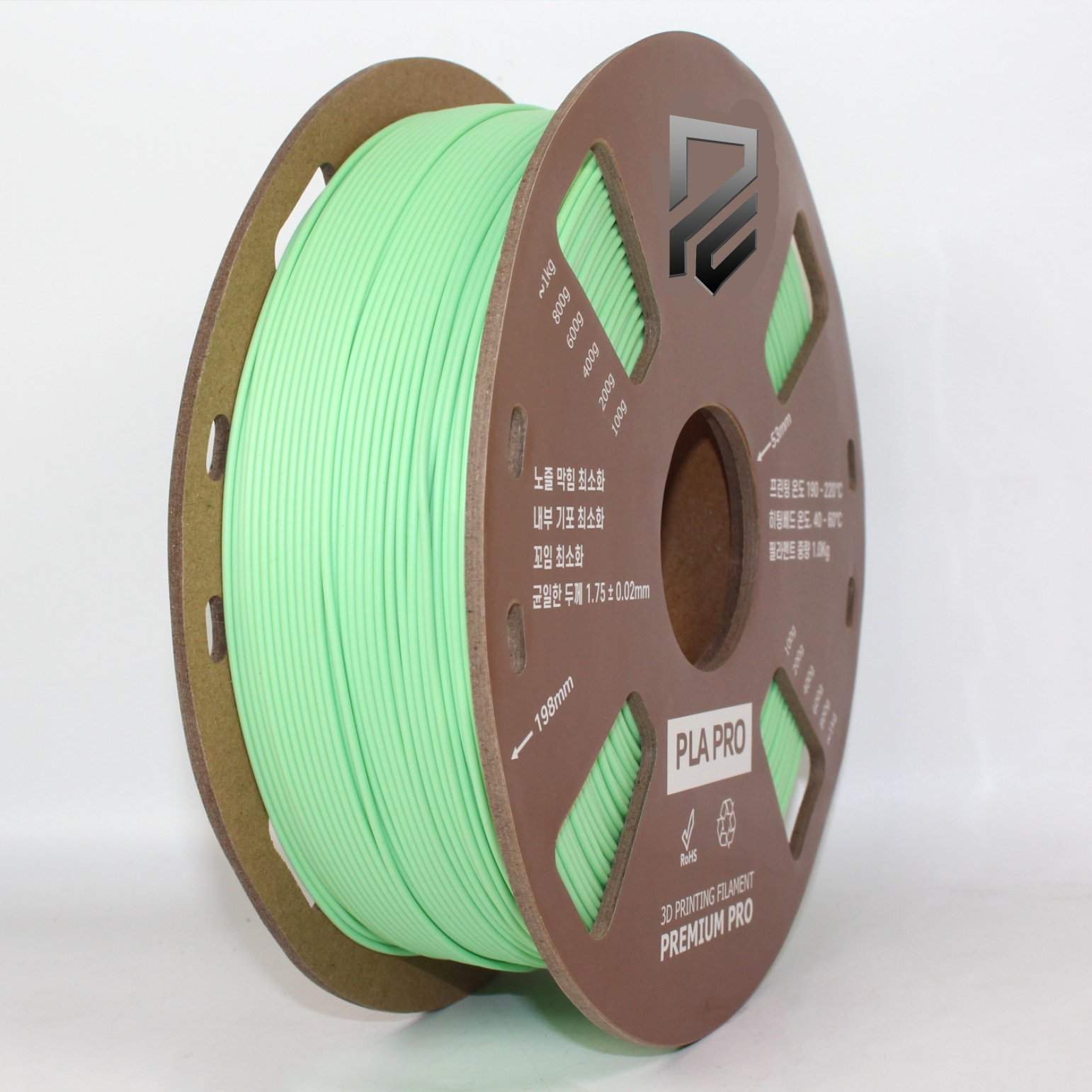 Matte Green PLA-Pro 1KG - Punchy Creations