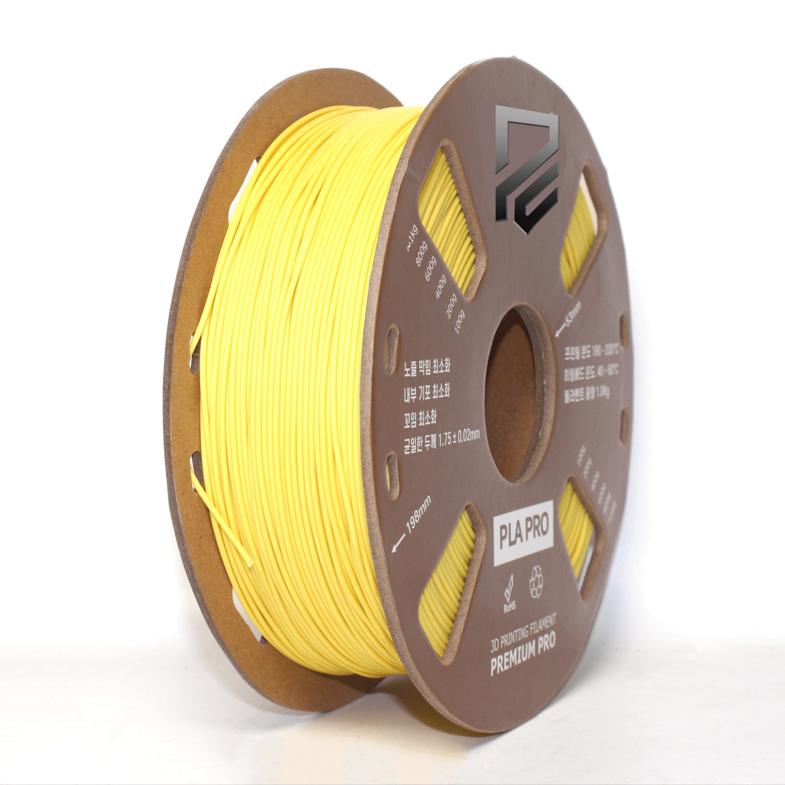 Matte Yellow PLA-Pro 1KG - Punchy Creations