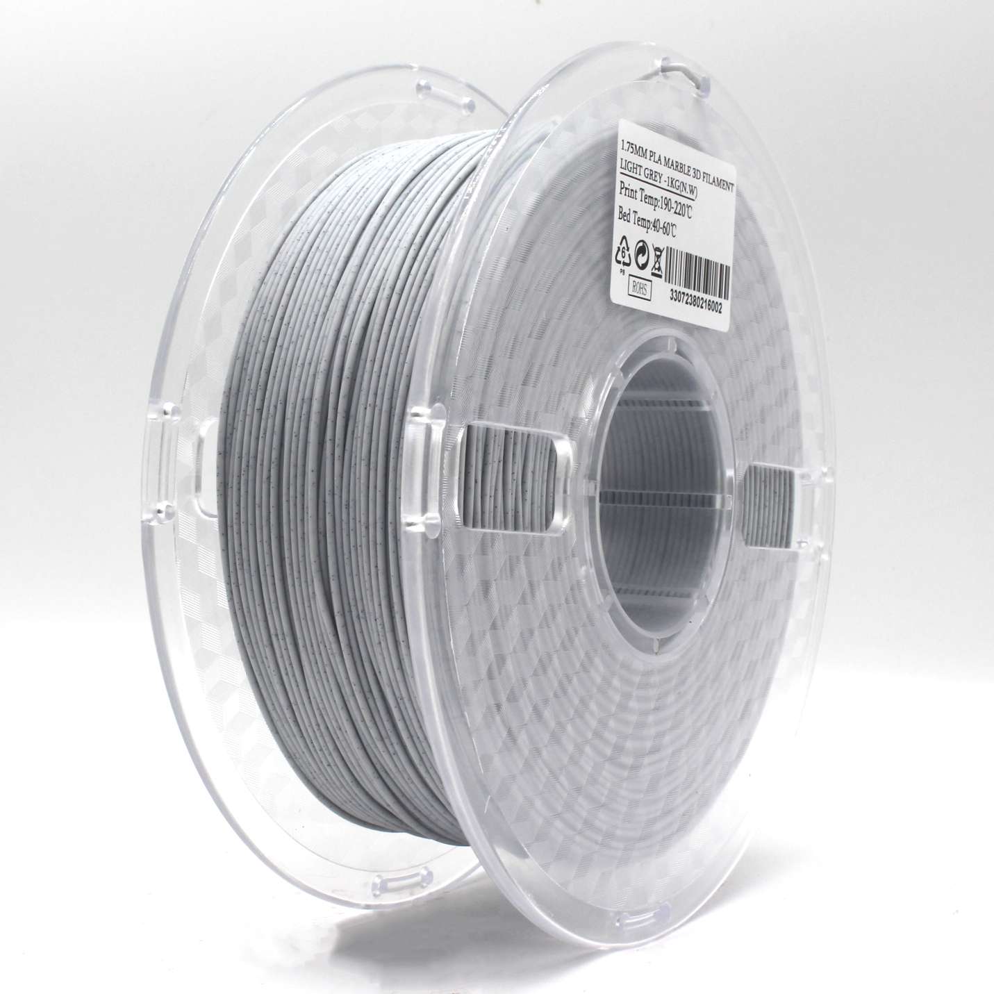 Marble Light Grey - PLA-Pro 1KG - Punchy Creations