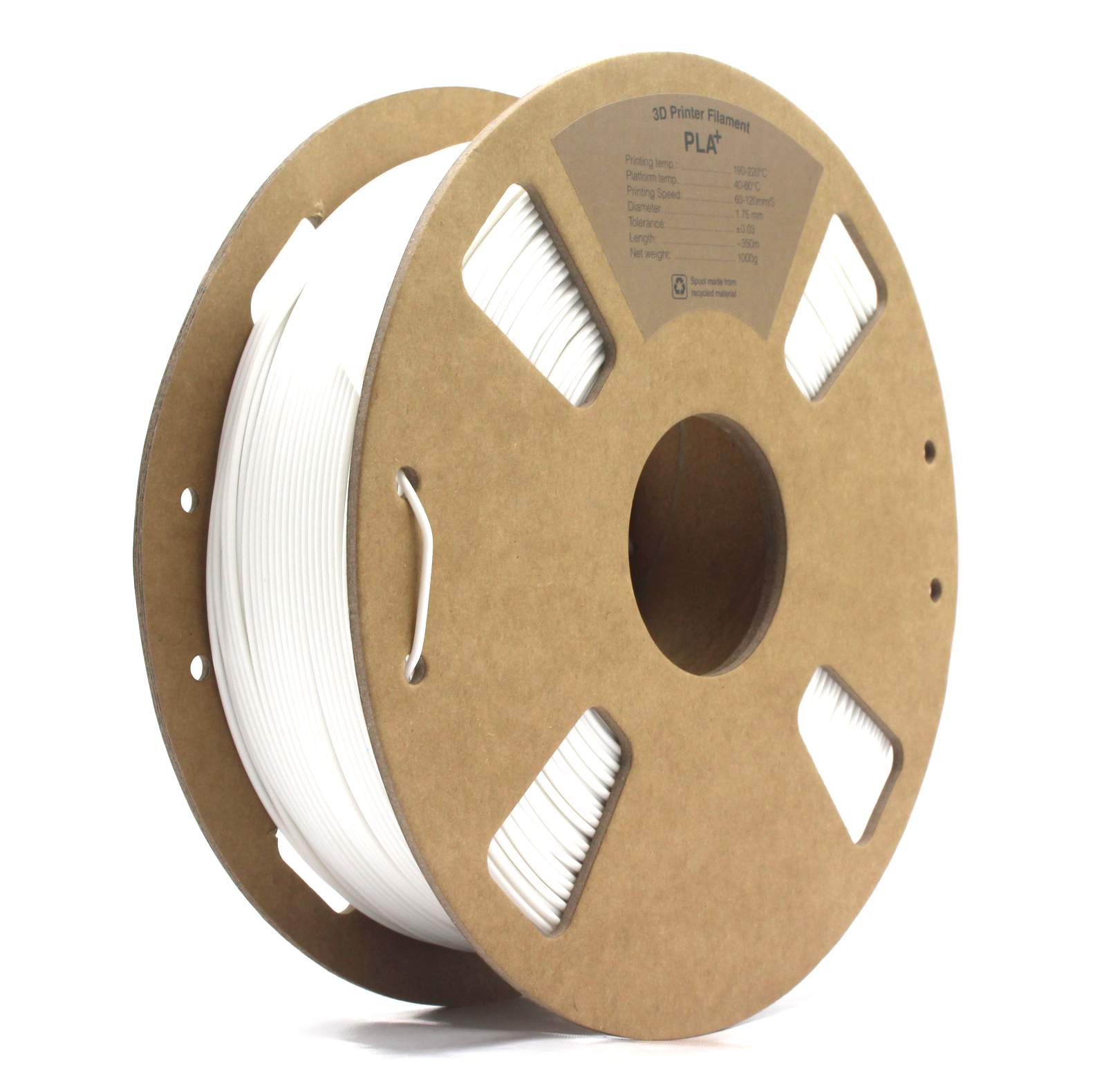 Matte White PLA-Pro 1KG - Punchy Creations