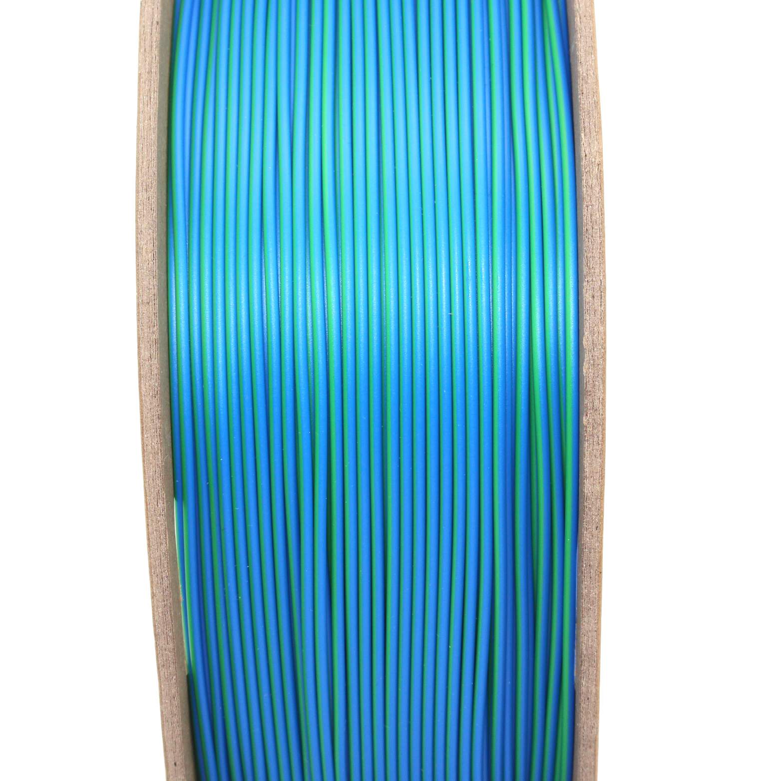 Dual Color Silk PLA - Blue/Green 1KG - Punchy Creations